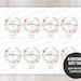 Mothers Day Gift Tags, Printable Editable Personalized Mothers Day ...
