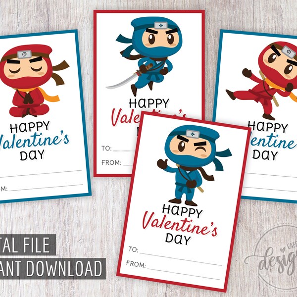 Ninja Valentine - Etsy