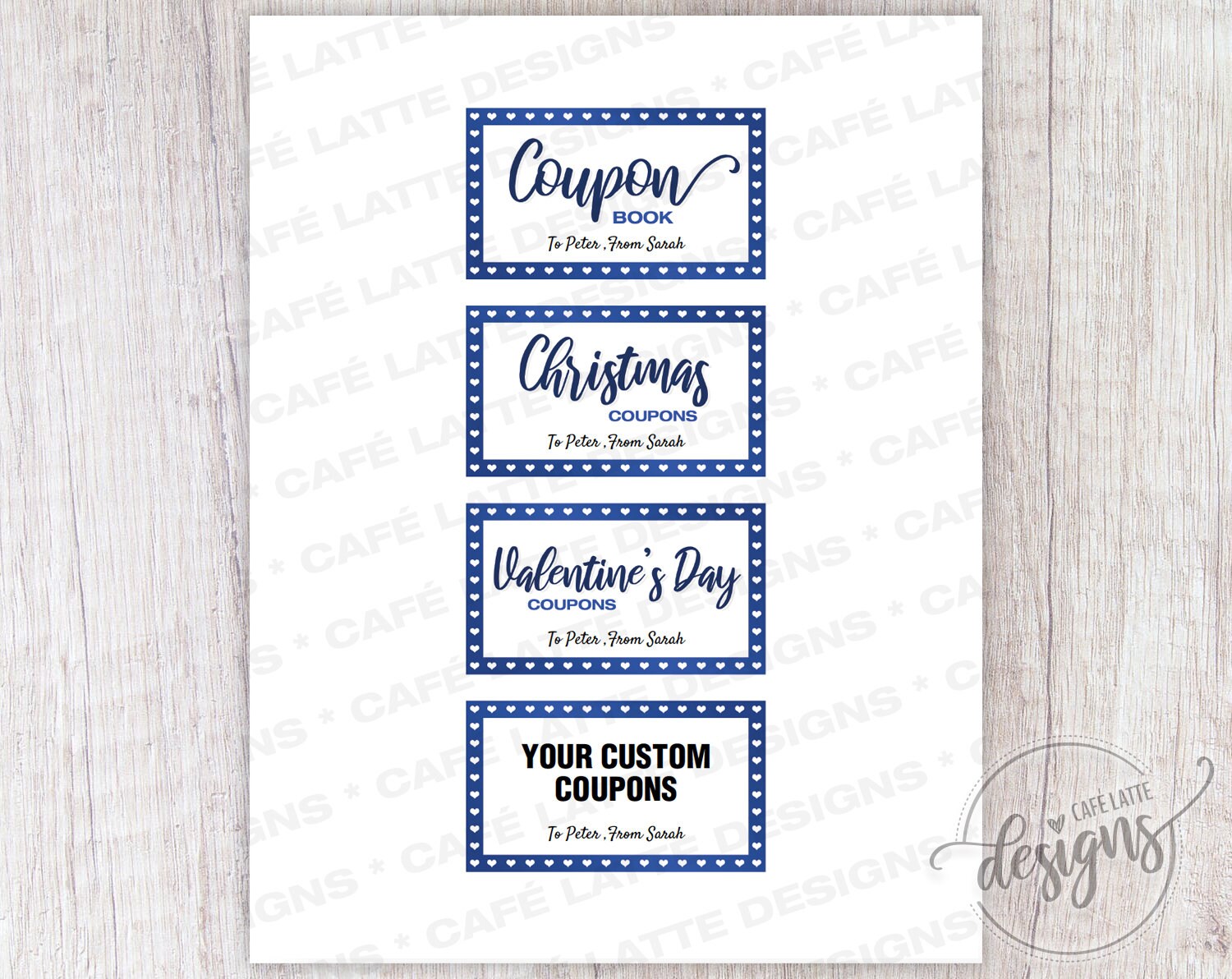Coupon Template Valentines Day Editable Coupons Gifts for - Etsy Canada