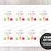 Back to School Editable Printable Gift Tags, Personalized First Day ...