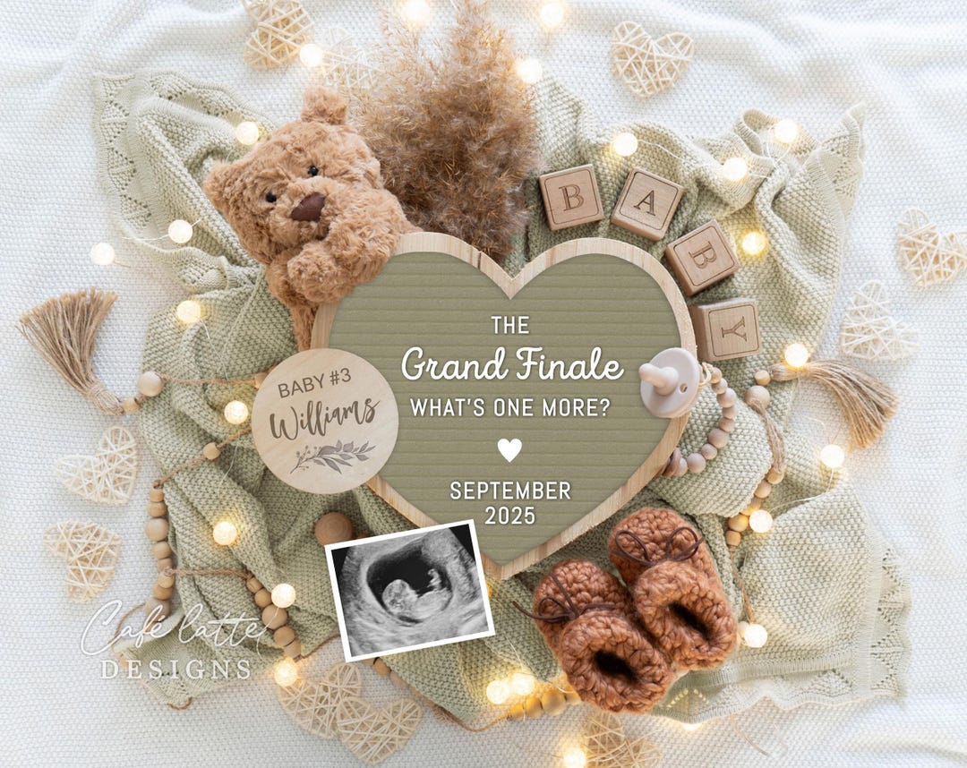 Grand Finale Pregnancy Announcement Digital, Pregnancy Announcement to ...