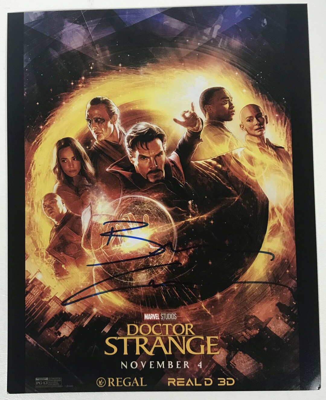 Benedict Cumberbatch Signed Autographed "Dr. Strange" The Avengers ...