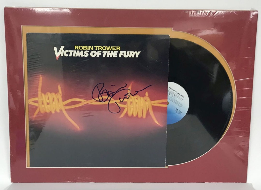 Robin Trower Signed Autographed "victims of the Fury" Record Album ...