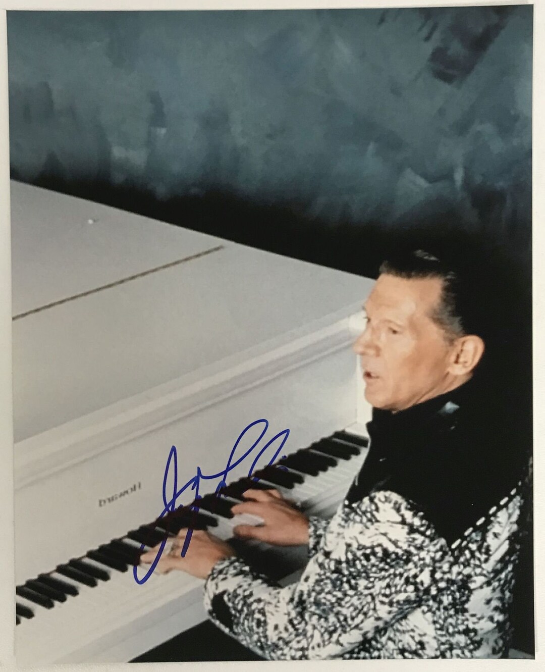 Jerry Lee Lewis (d. 2022) Signed Autographed Glossy 8x10 Photo ...