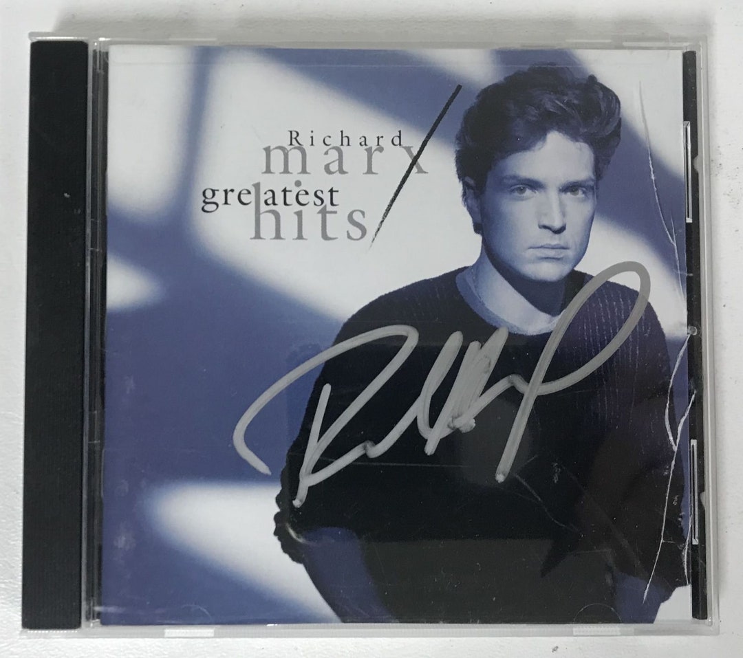 Richard Marx Signed Autographed "greatest Hits" Music CD - COA Matching ...