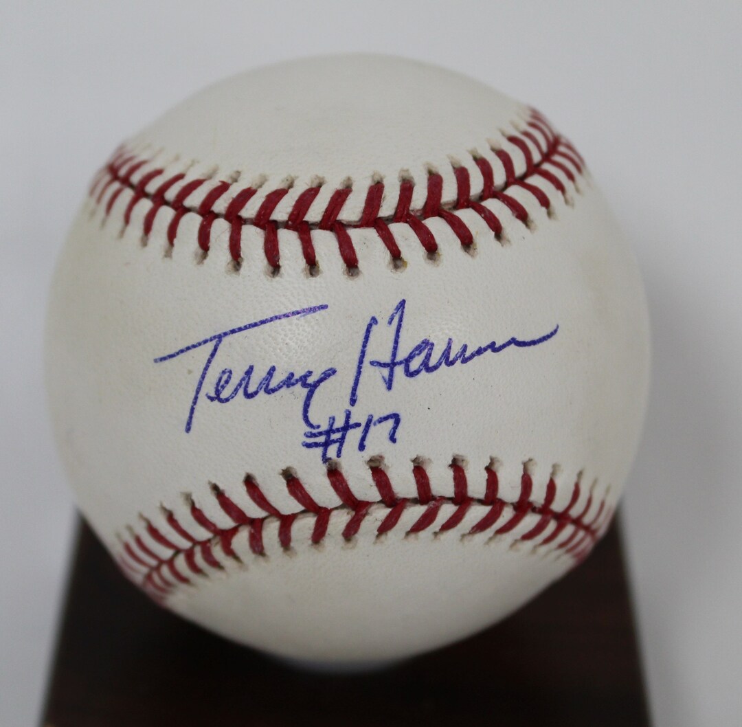 Terry Harmon Signed Autographed Official Major League OML Baseball ...