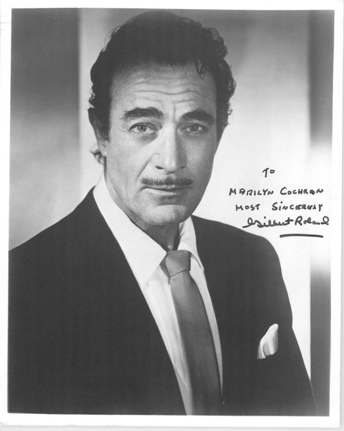 Gilbert Roland d. 1994 Signed Autographed Vintage 8x10 Photo | Etsy