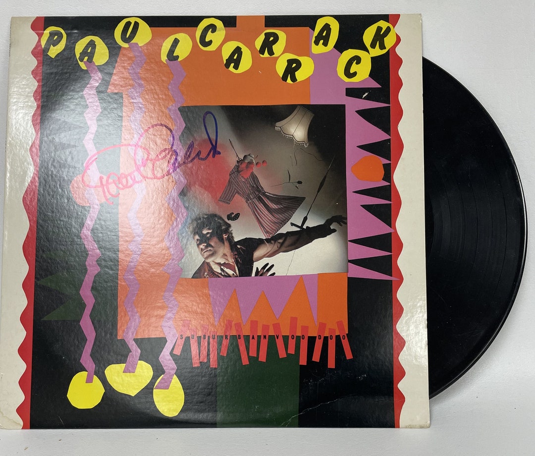Paul Carrack Signed Autographed "suburban Voodoo" Record Album - COA ...