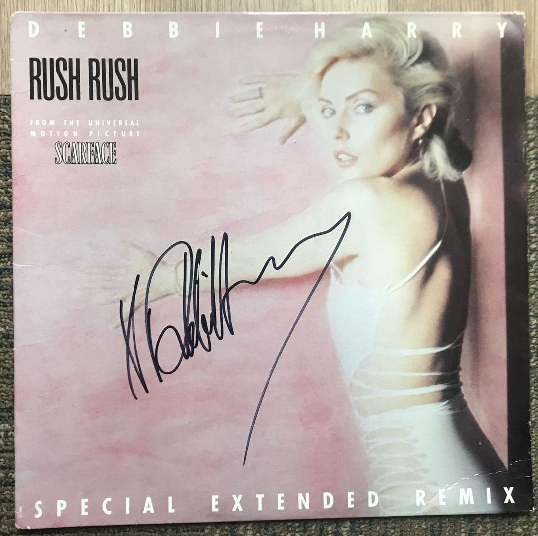 Debbie Harry Signed Autographed "rush Rush" Record Album Cover ...
