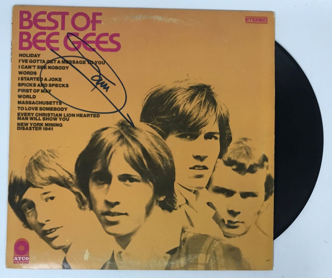 Barry Gibb Signed Autographed the Bee Gees Record Album Lifetime COA - Etsy