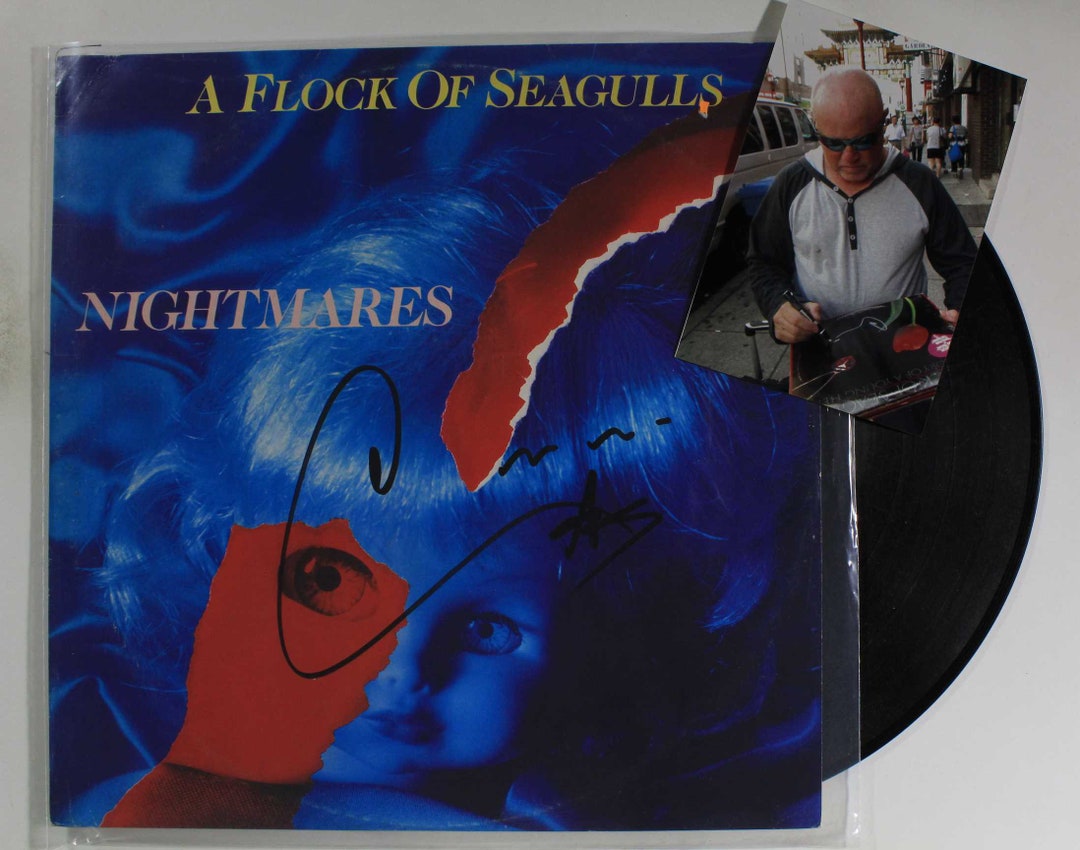 Mike Score Signed Autographed a Flock of Seagulls Record Album COA ...