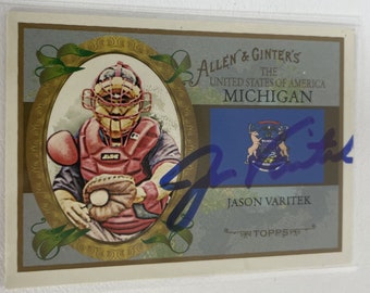 Jason Varitek Signed - Etsy
