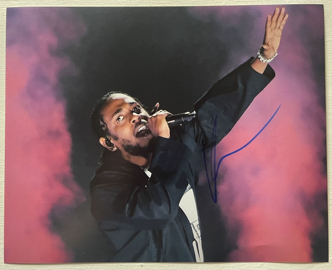 Kendrick Lamar Signed Autographed Glossy 8x10 Photo Lifetime COA - Etsy