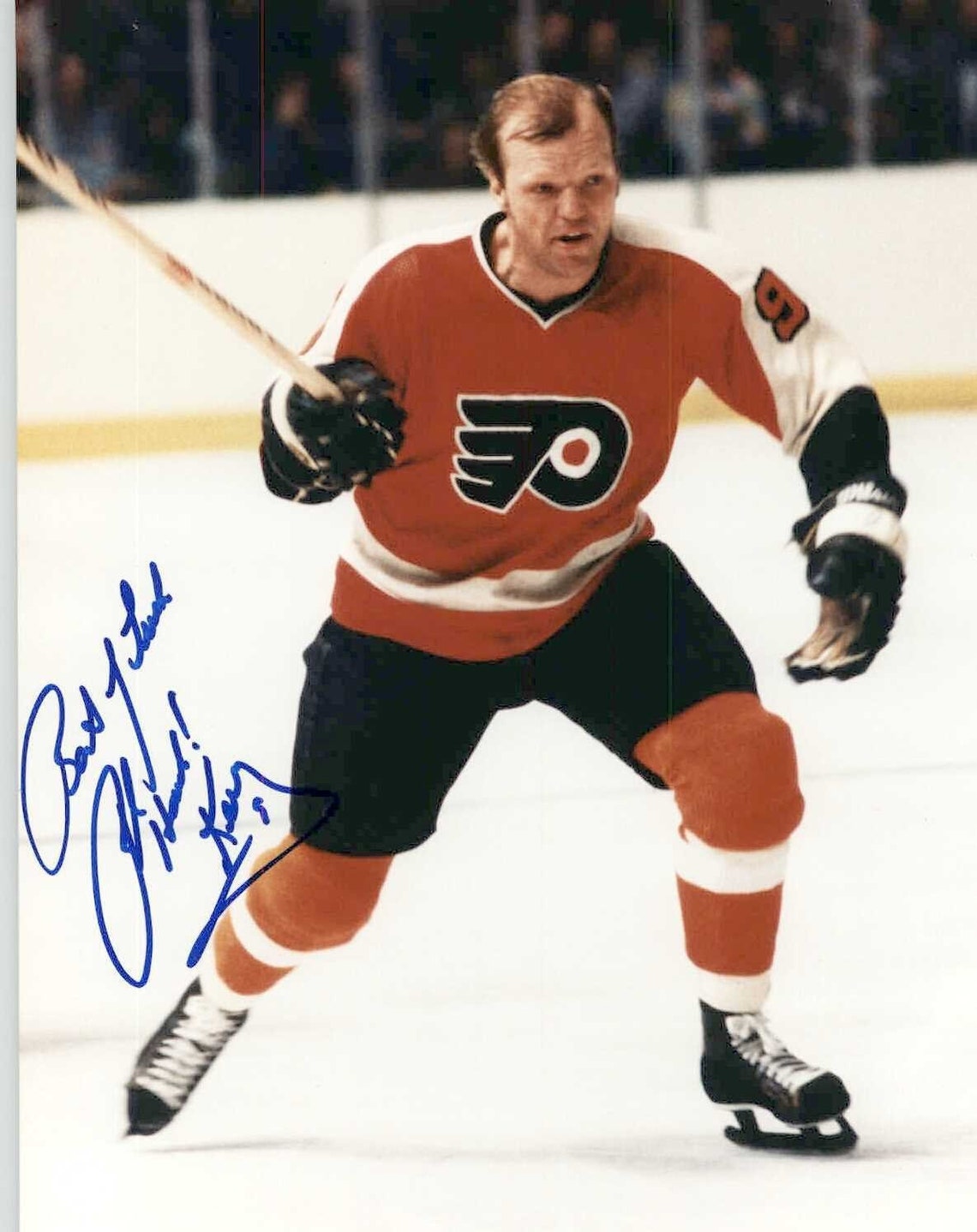 Bob Kelly Signed Autographed 8x10 Photo Philadelphia Flyers - Etsy