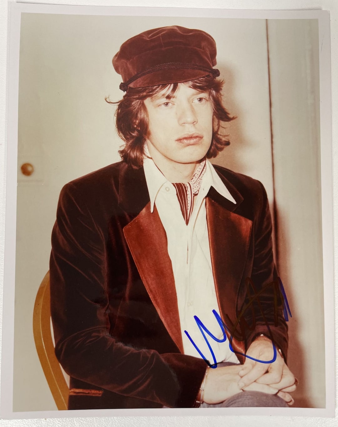 Mick Jagger Signed Autographed Glossy 8x10 Photo COA Matching Holograms ...