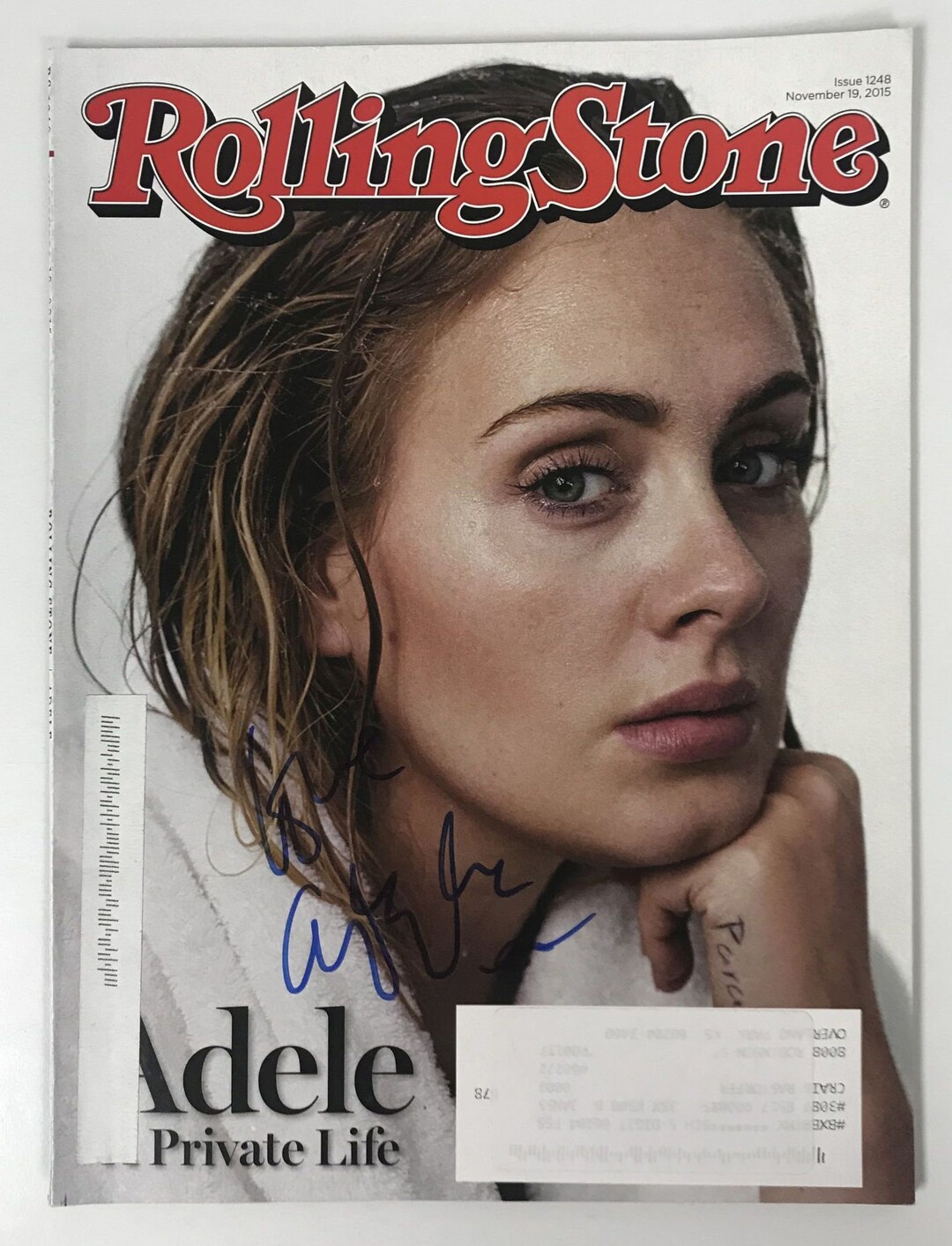 Adele Signed Autographed Complete rolling Stone Magazine Lifetime COA - Etsy