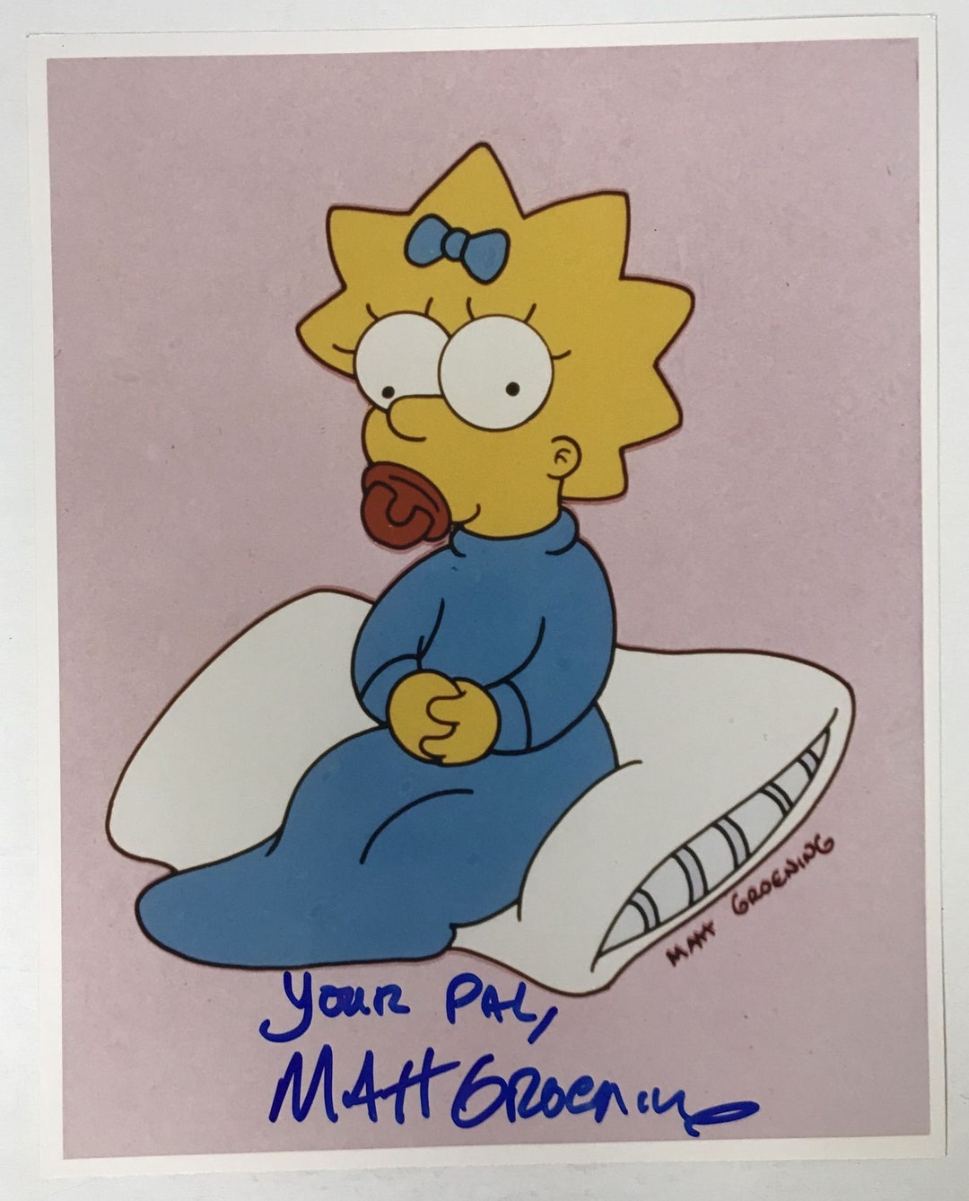 Matt Groening Signed Autographed the Simpsons Glossy 8x10 Photo ...