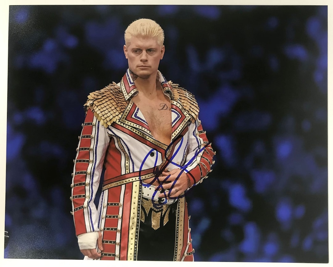 Cody Rhodes Signed Autographed Glossy 8x10 Photo Lifetime COA - Etsy
