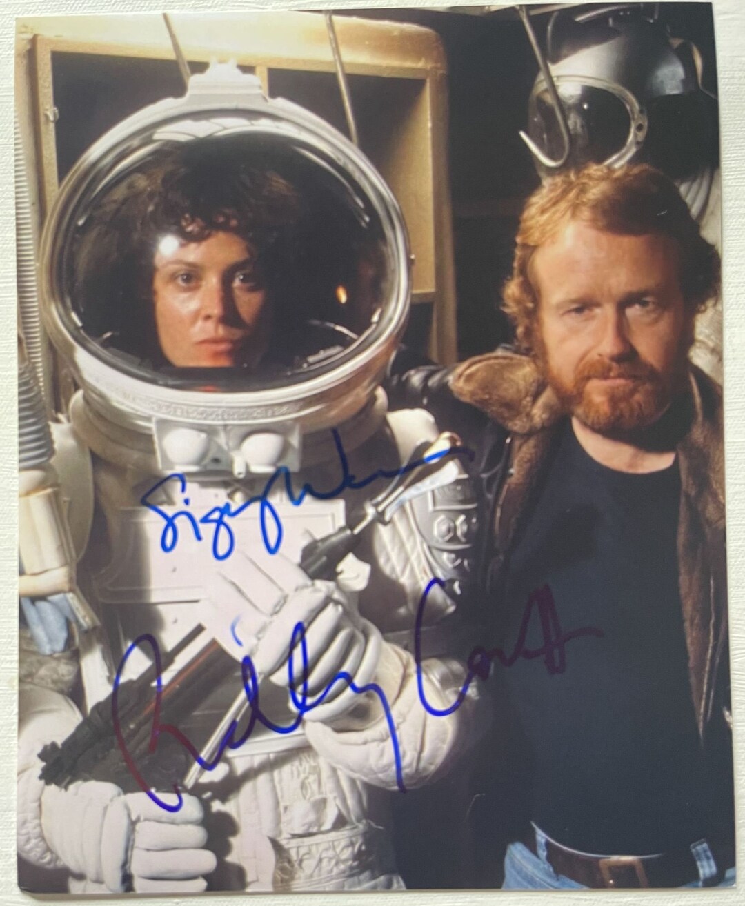 Sigourney Weaver & Ridley Scott Signed Autographed - Etsy