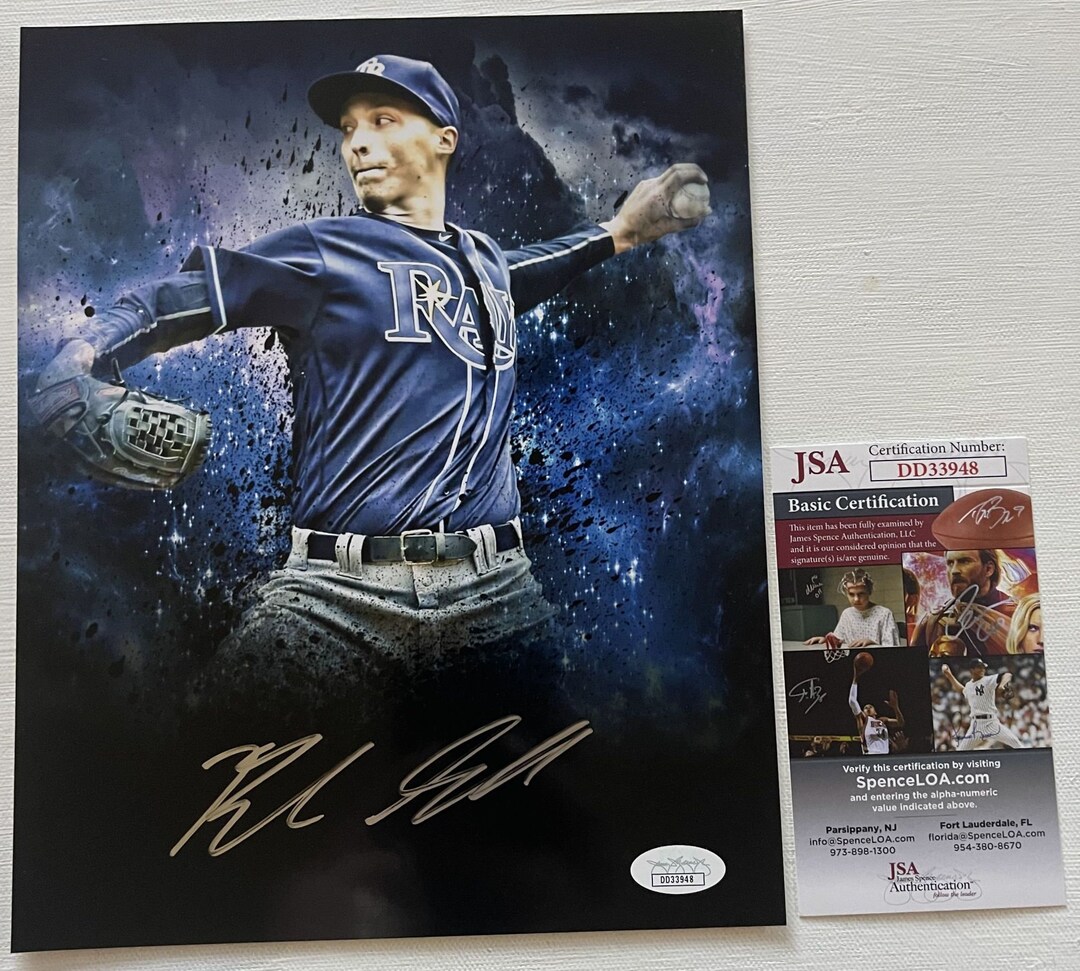 Blake Snell Signed Autographed Glossy 8x10 Photo Tampa Bay Rays - JSA ...