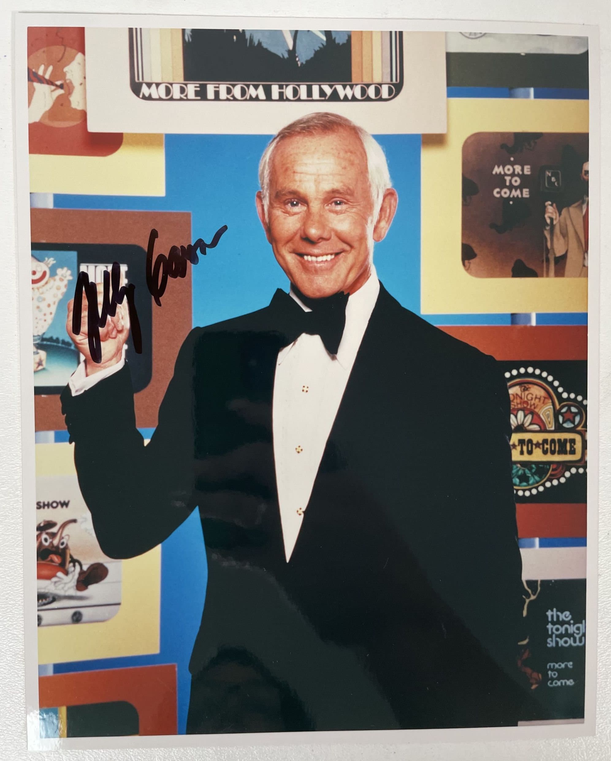Johnny Carson d. 2005 Signed Autographed Glossy 8x10 Photo | Etsy