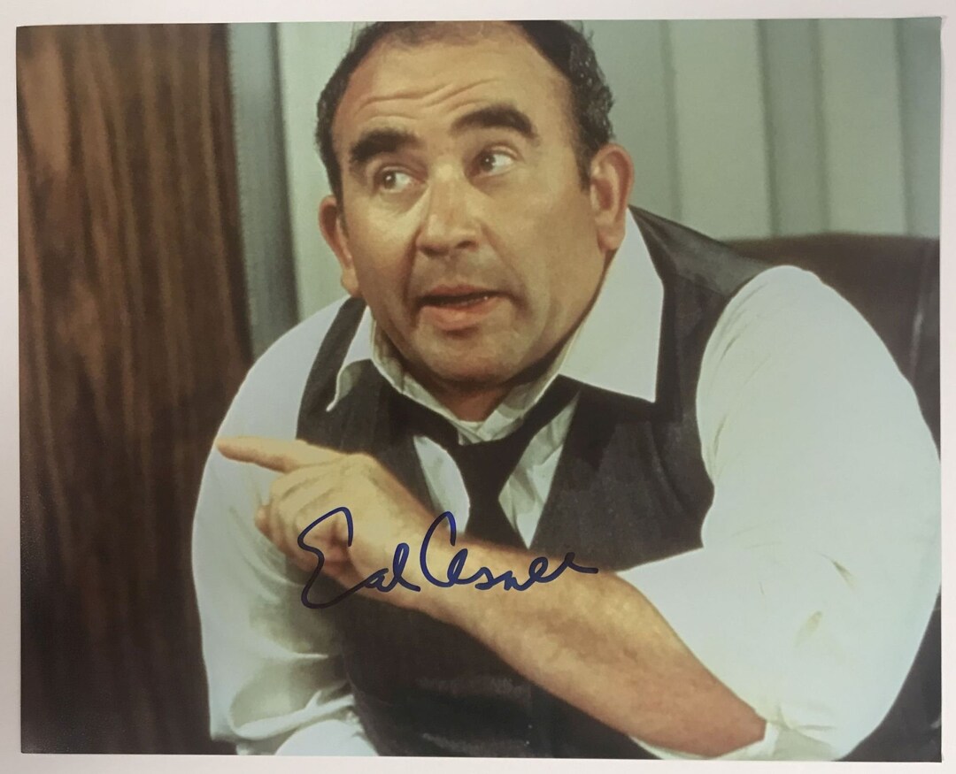 Ed Asner (d. 2021) Signed Autographed "the Mary Tyler Moore Show ...