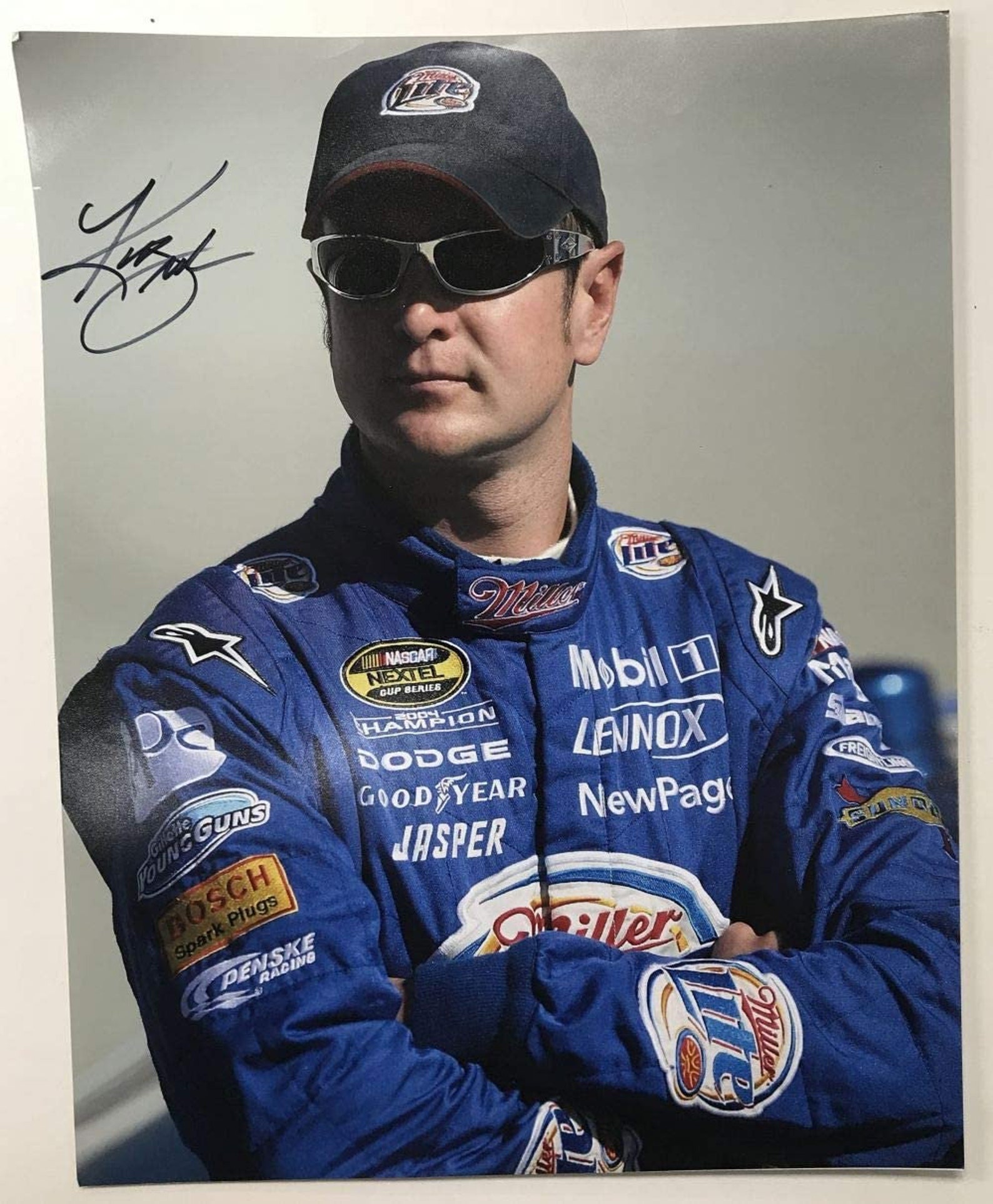 Kurt Busch Signed Autographed NASCAR Glossy 11x14 Photo COA - Etsy UK