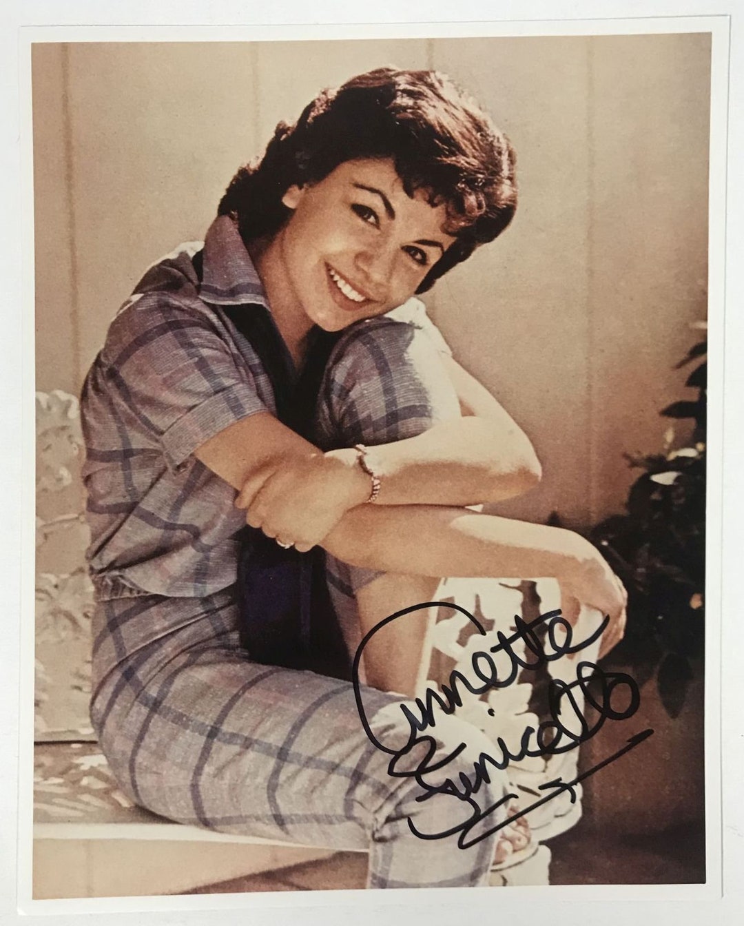 Annette Funicello d. 2013 Signed Autographed Glossy 8x10 Photo Lifetime ...