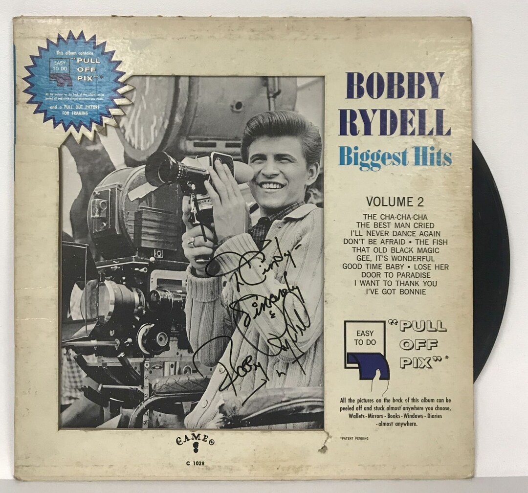 Bobby Rydell Signed Autographed "greatest Hits" Record Album Signed 3x ...