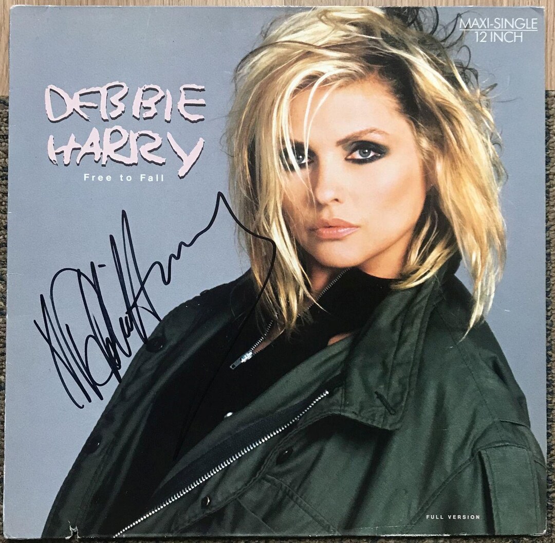 Debbie Harry Signed Autographed free to Fall Record Album Cover ...