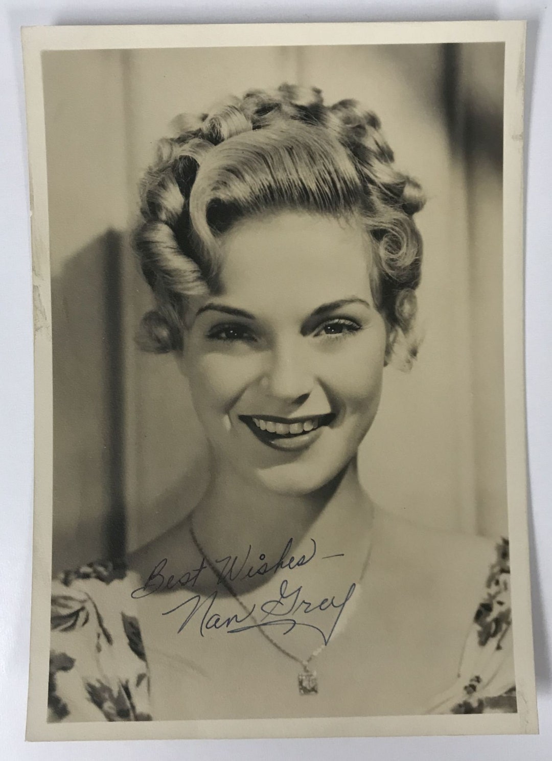 Nan Grey (d. 1993) Signed Autographed Vintage 5x7 Photo - Lifetime COA ...
