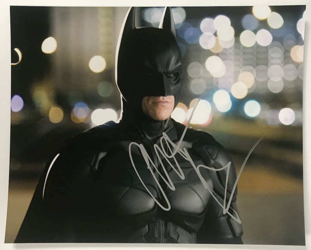 Christian Bale Signed Autographed Glossy 8x10 Photo - Lifetime COA - Etsy