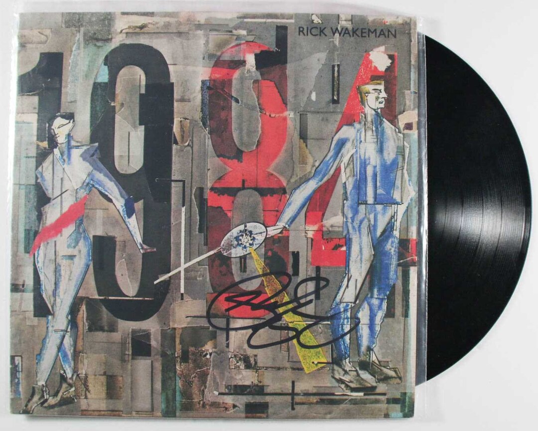 Rick Wakeman Signed Autographed 1984 Record Album COA Matching ...