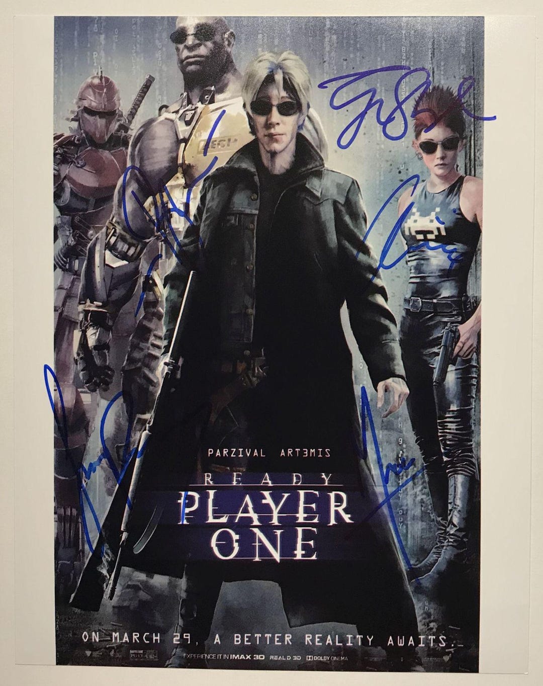 Ready Player One Cast Signed Autographed Glossy 8x10 Photo Lifetime COA ...