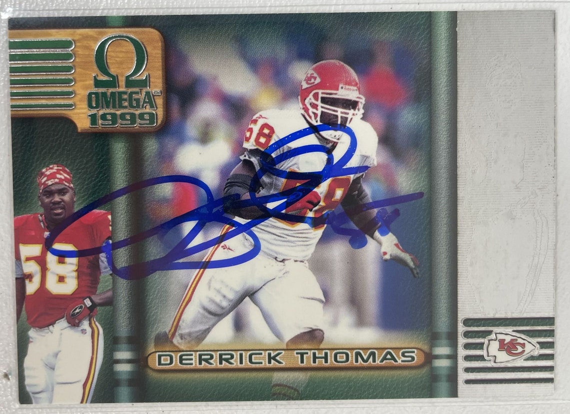 Derrick Thomas d. 2000 Signed Autographed 1999 Omega | Etsy