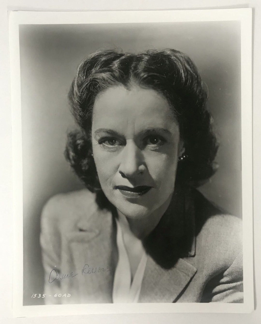 Anne Revere d. 1990 Signed Autographed Vintage Glossy 8x10 Photo ...