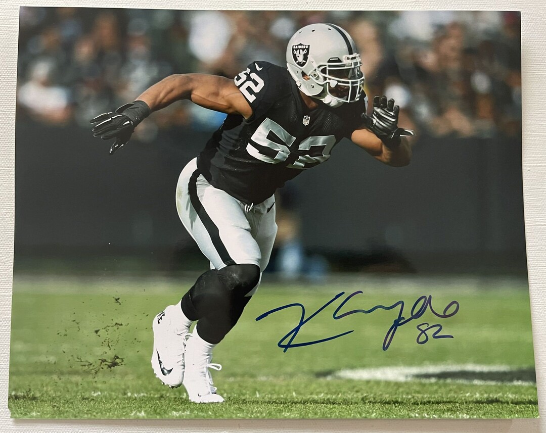 Khalil Mack Signed Autographed Glossy 8x10 Photo - Oakland Raiders - Etsy