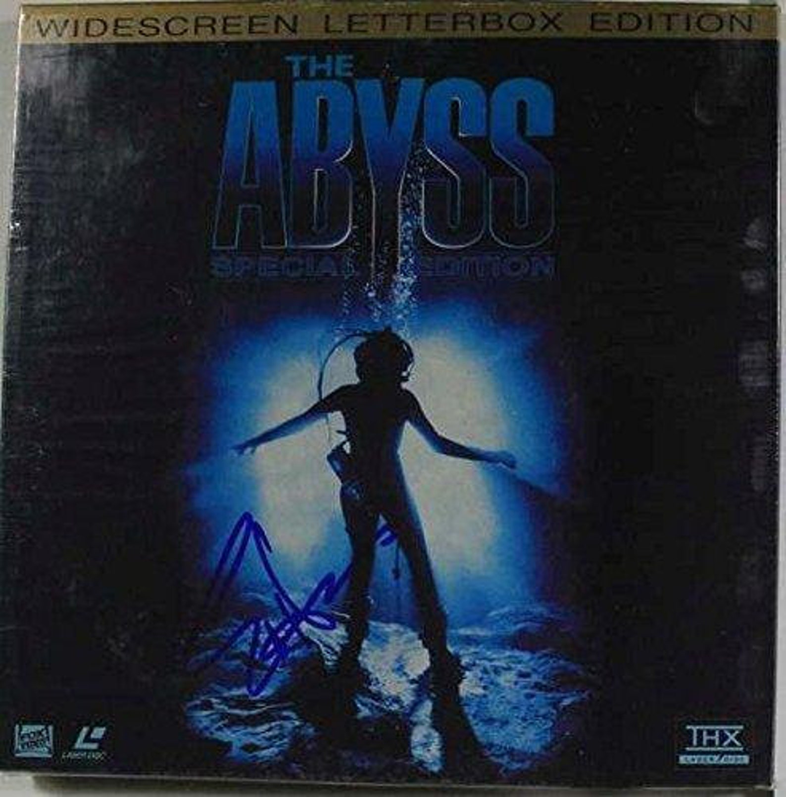 Ed Harris Signed Autographed the Abyss Special Edition Laserdisc COA ...