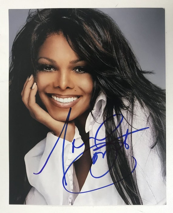 Janet Jackson Signed Autographed Glossy 8x10 Photo COA - Etsy
