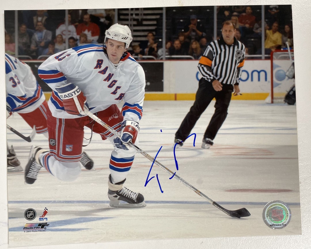 Tom Poti Signed Autographed Glossy 8x10 Photo New York Rangers COA ...