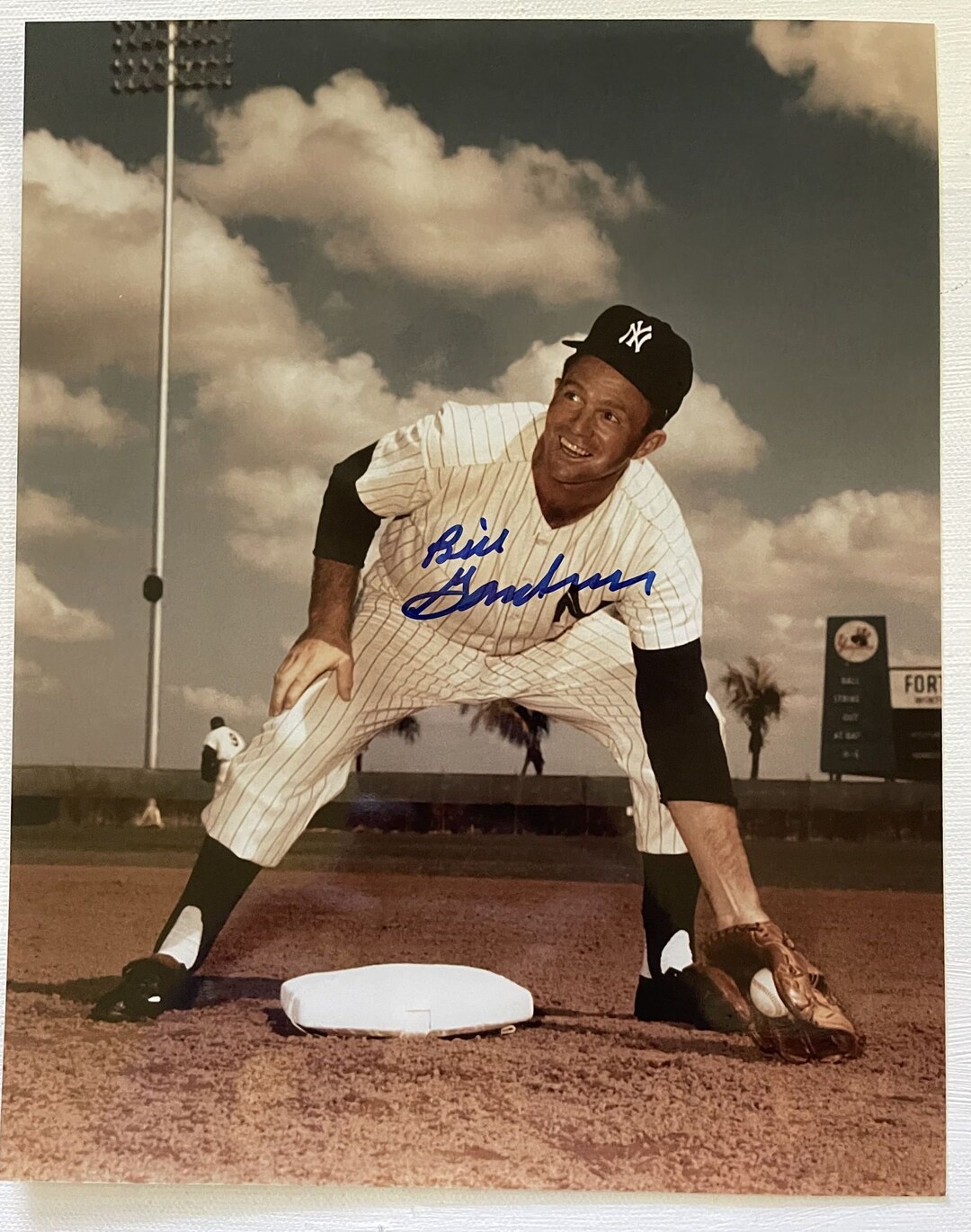 Billy Gardner Signed Autographed Glossy 8x10 Photo New York Yankees - Etsy