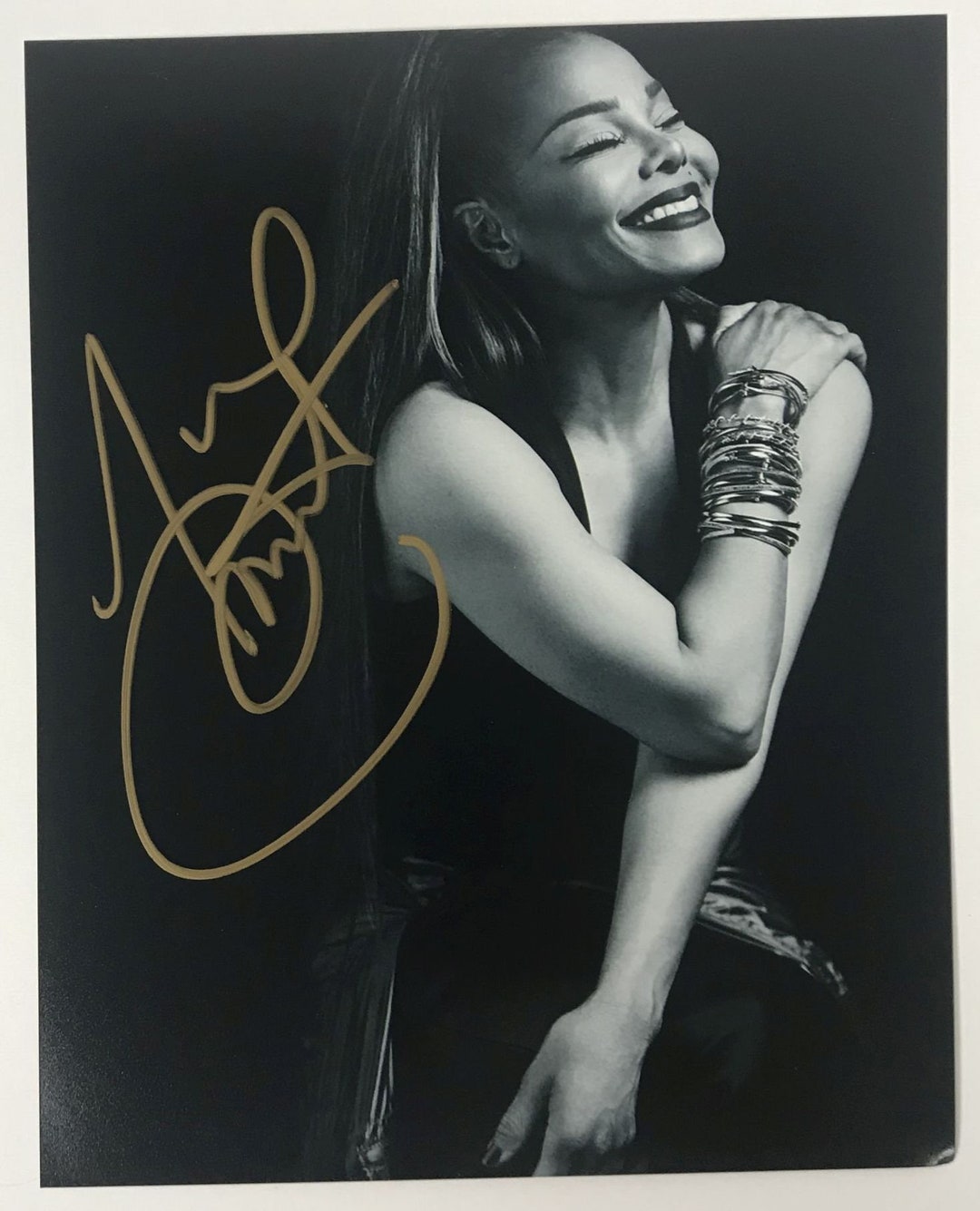 Janet Jackson Signed Autographed Glossy 8x10 Photo Lifetime COA - Etsy