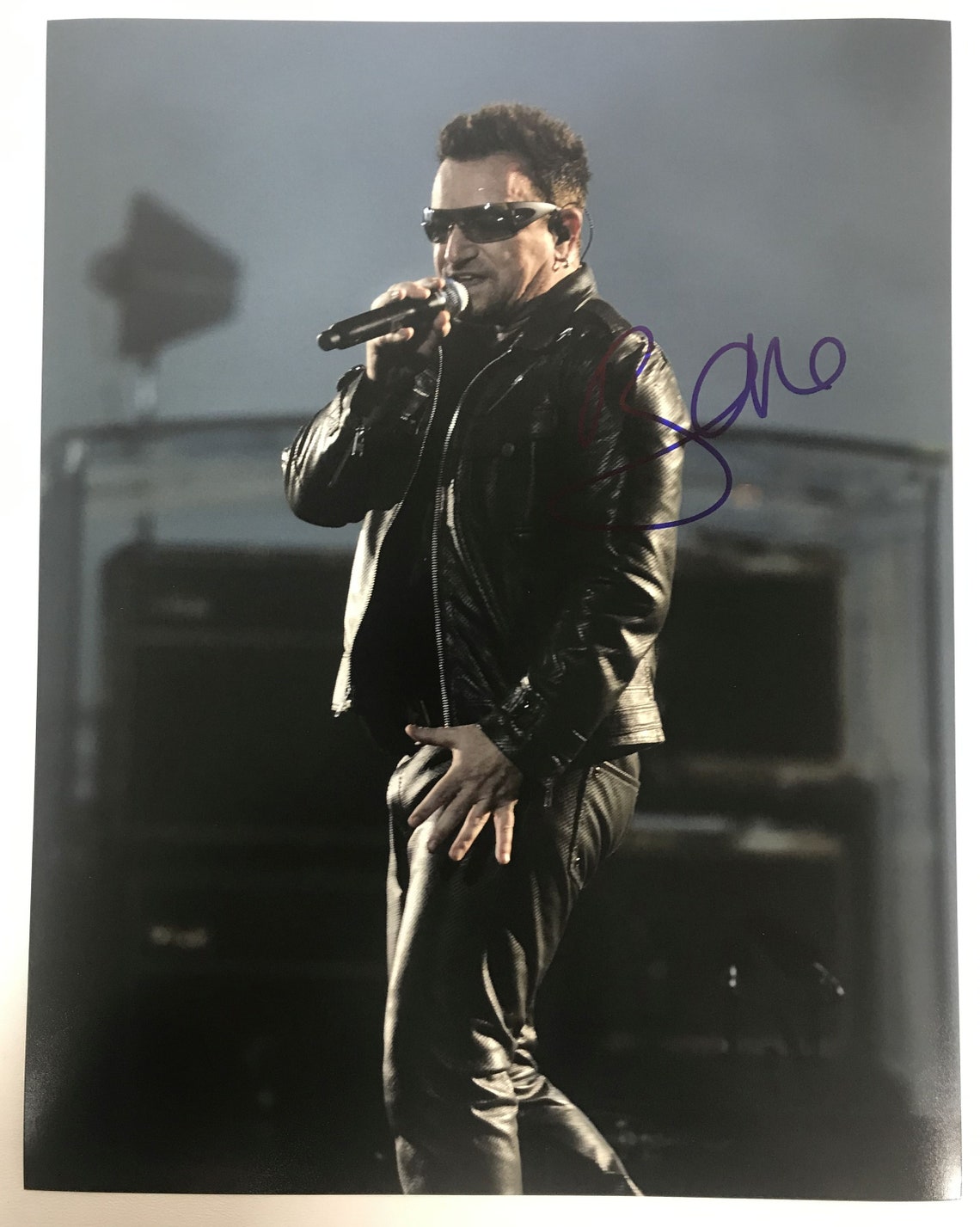 Bono Signed Autographed U2 Glossy 11x14 Photo | Etsy