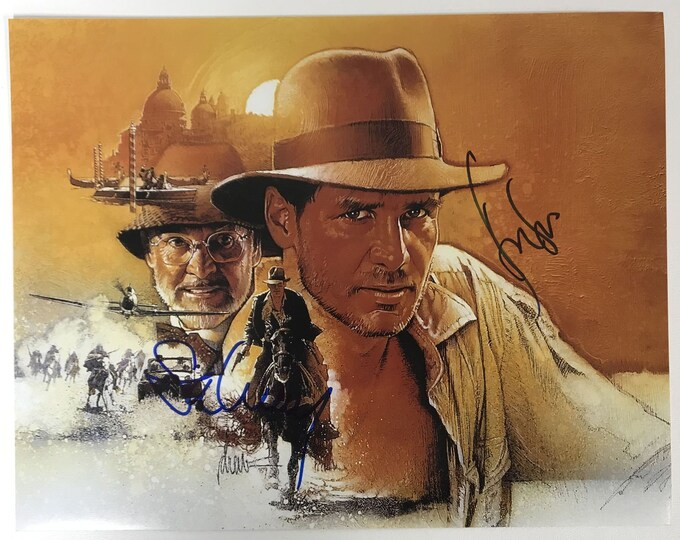 Sean Connery & Harrison Ford Signed Autographed indiana Jones Glossy ...