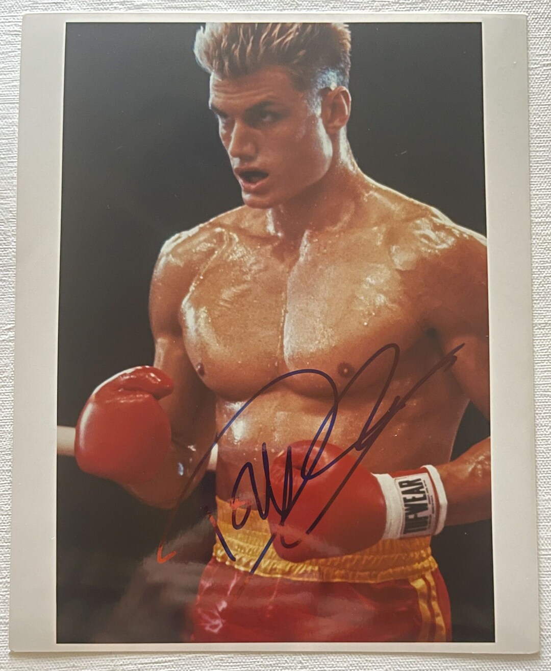 Dolph Lundgren Signed Autographed rocky Glossy 8x10 Photo Lifetime COA ...