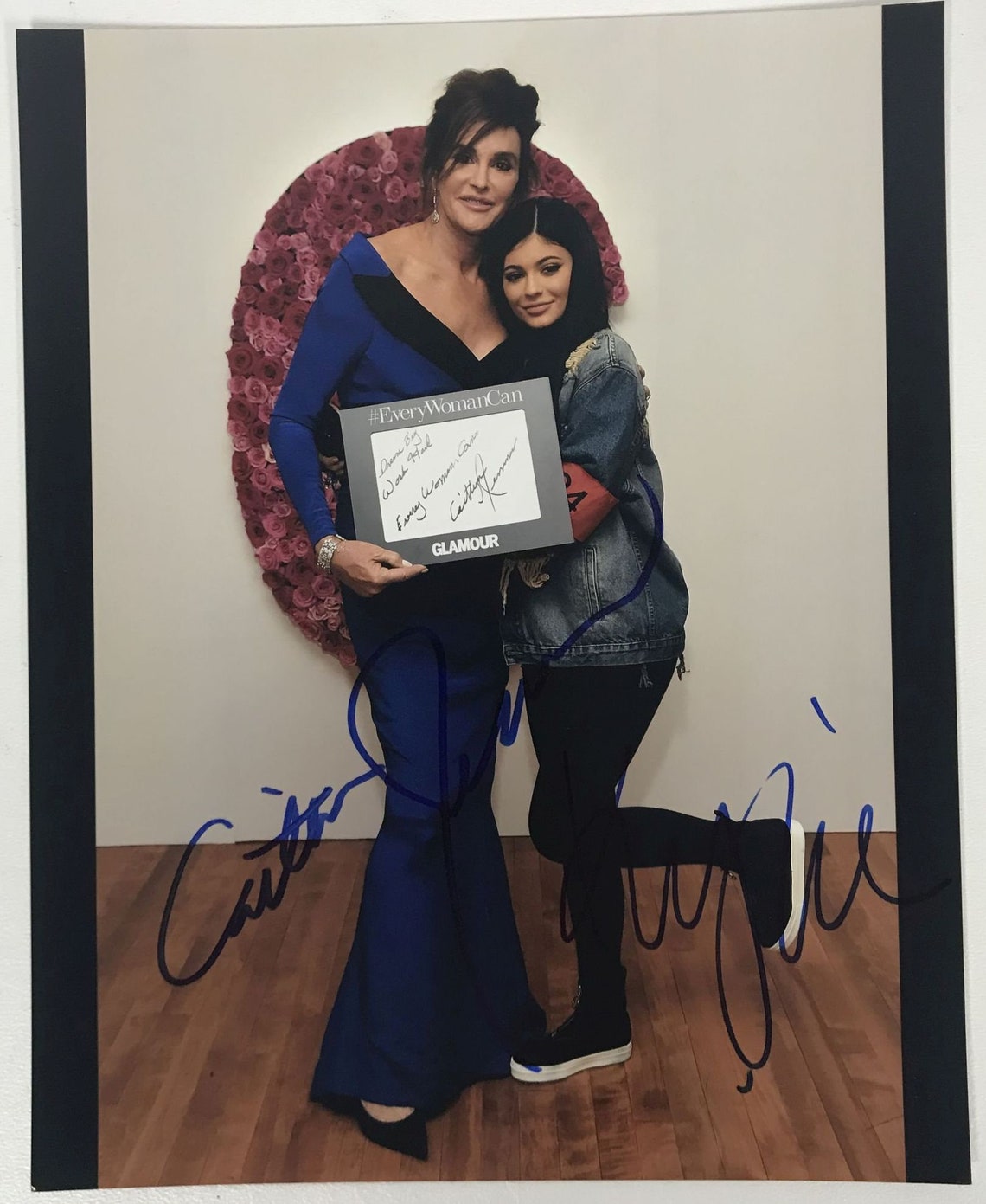 Caitlyn Jenner & Kylie Jenner Signed Autographed Glossy 8x10 - Etsy