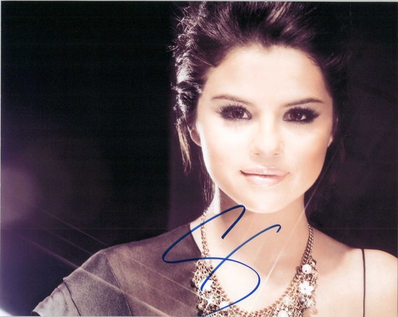Selena Gomez Autograph Signing