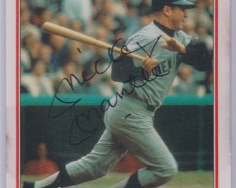 Mickey Mantle Signed - Etsy