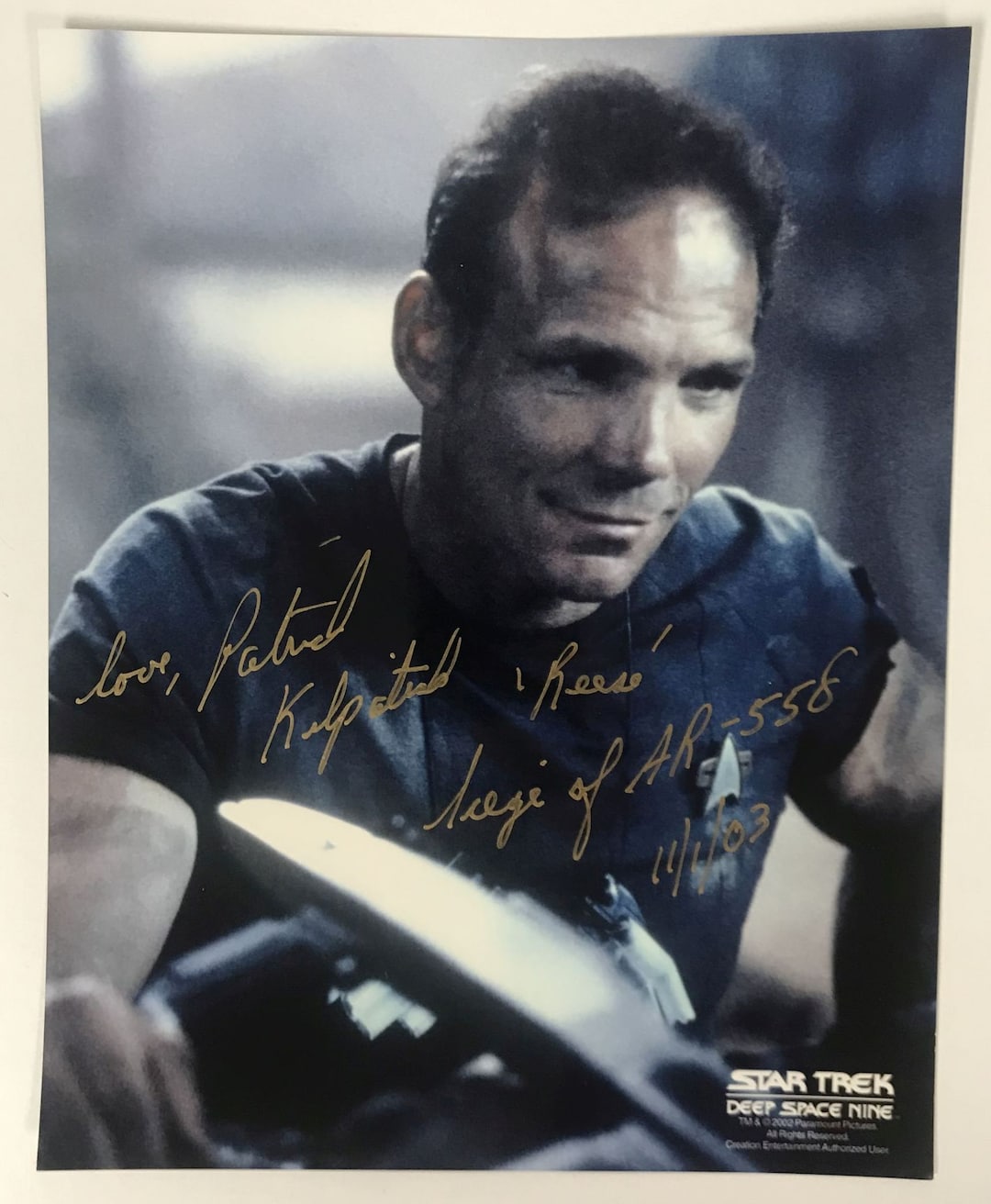 Patrick Kilpatrick Signed Autographed star Trek Deep - Etsy