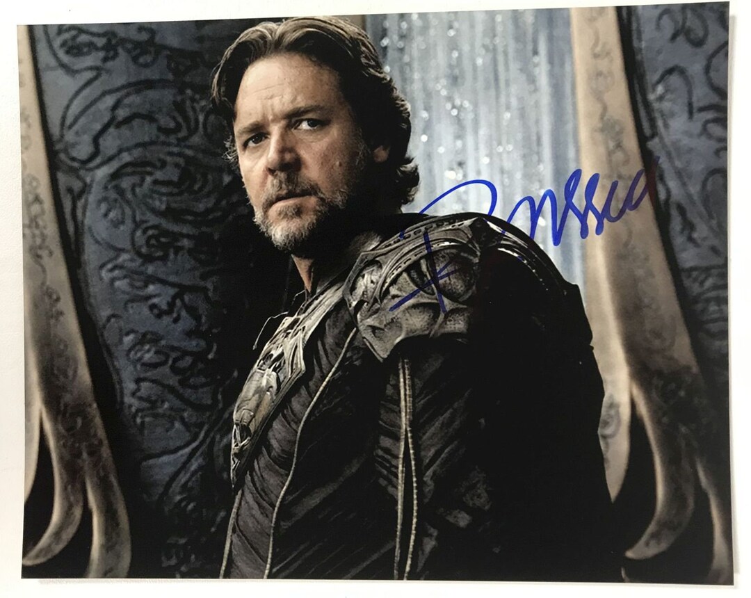 Russell Crowe Signed Autographed Glossy 8x10 Photo Lifetime COA - Etsy